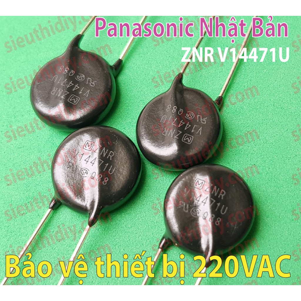Tụ chống sét Varistor (MOV) bảo vệ quá áp thiết bị điện, điện tử ...