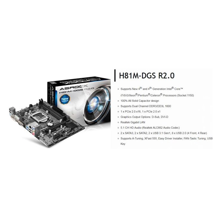 Main ASrock H81 (bảo hành 9/2018) | Shopee Việt Nam