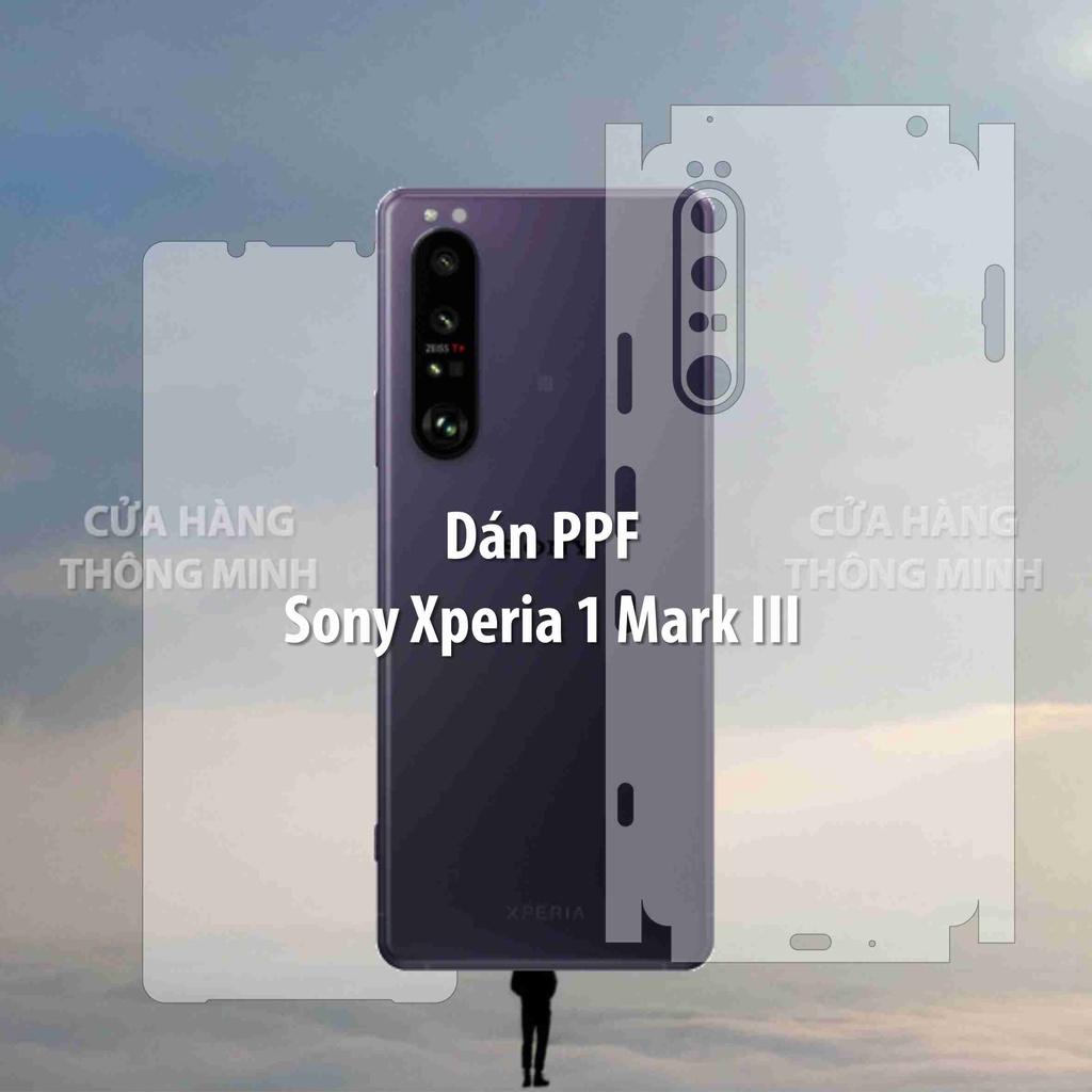 Tấm dán Sony Xperia 1 III (Xperia 1 Mark 3) dán PPF mặt trước/dán mặt ...