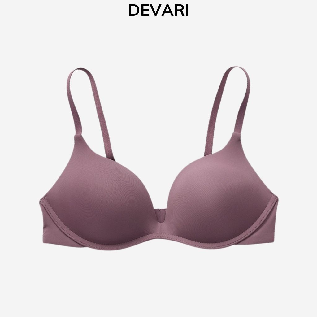 Áo ngực nữ su không gọng đệm mỏng mặc thoải mái DEVARI A239 | Shopee ...