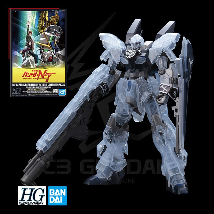 MÔ HÌNH GUNDAM BANDAI HG 1/144 MSN-06S-2 SINANJU STEIN ( NARRATIVE VER) (CLEAR COLOR) [LIMITED ...