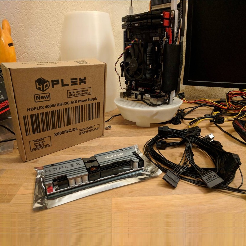 Nguồn HDPLEX 400W Fanless - HDPLEX 400W DC-ATX Converter (Dạng nguồn ...