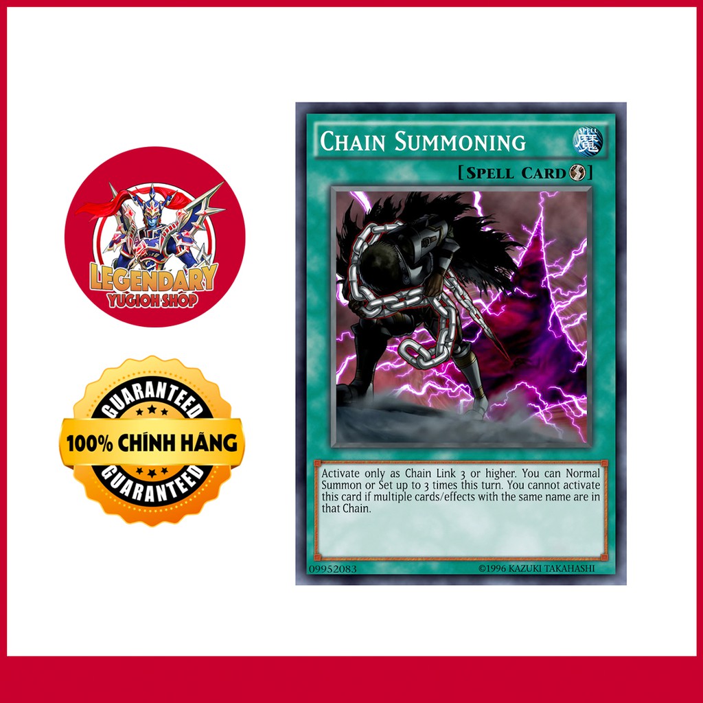 [EN-JP][Thẻ Bài Yugioh Chính Hãng] Chain Summoning | Shopee Việt Nam