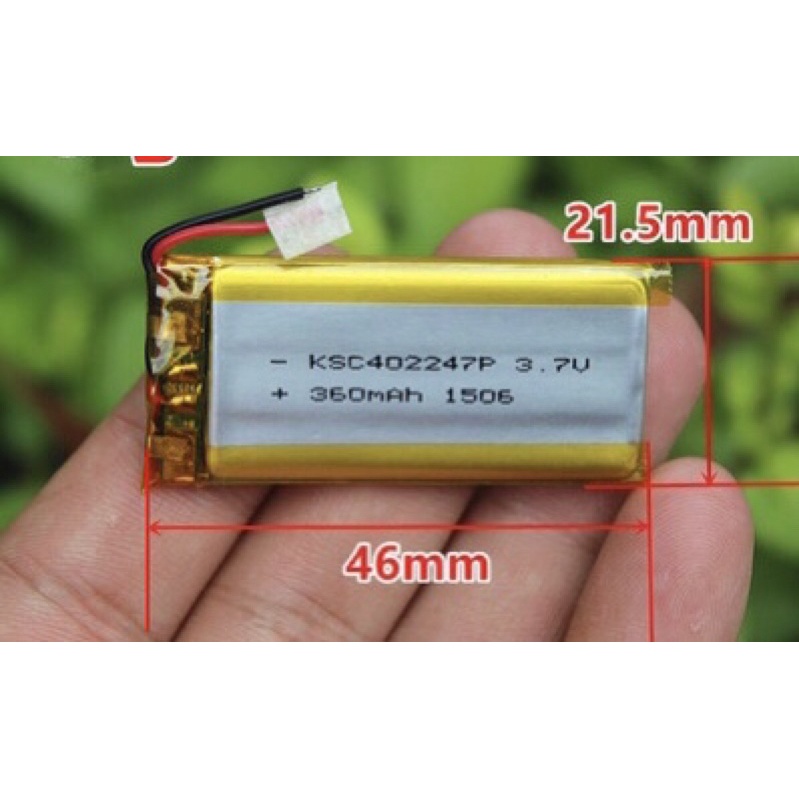 Pin lipo lithium 3.7v 360mah 260mah | Shopee Việt Nam