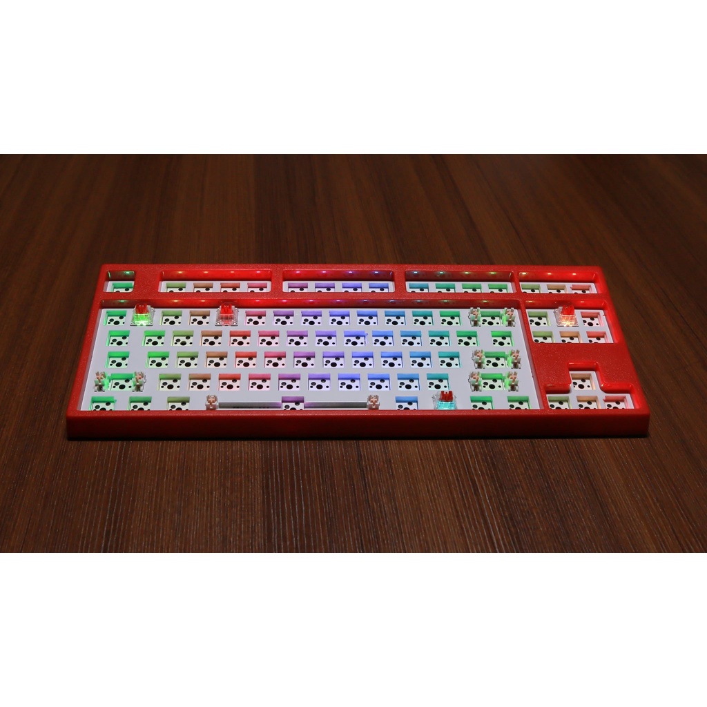 KEYCOOL KC87- KIT/ RGB BLACKLIT/ TYPE-C & BLUETOOTH & 2.4G | Shopee ...