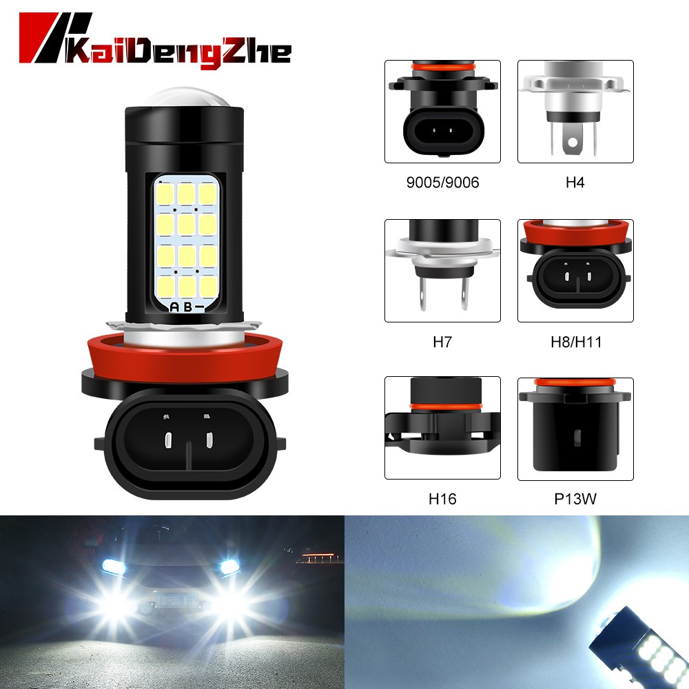 1 Đèn Pha LED Ô Tô 42LED H4 H7 LED H8 / H11 P13W H16 9005 / 9006 2835 42 SMD Đèn Sương Mù Ô Tô ...