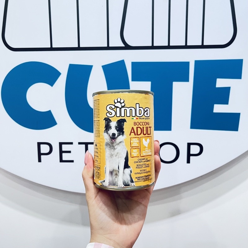 Pate 415gr cho chó Simba vị gà tây, lon thức ăn tiết kiệm và siêu rẻ ...