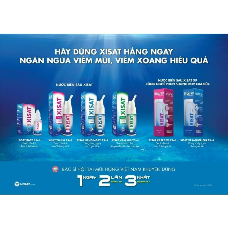 Xịt vệ sinh Mũi Xisat người Lớn 75 ml Chính hãng. | Shopee Việt Nam