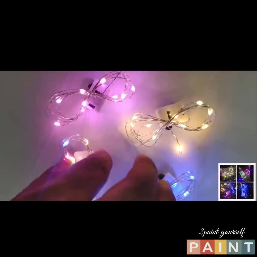 Dây đèn LED trang trí phòng ngủ, Đèn LED dây fairylight trang trí treo tường dài 1m-2m decor ...