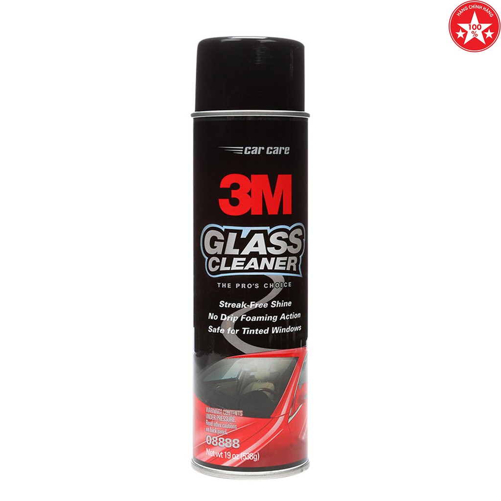 Vệ sinh kính dạng bọt 3M Glass Cleaner 538g | Shopee Việt Nam