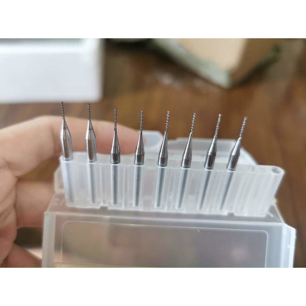 Bộ mũi khoan, lưỡi khoan cỡ nhỏ thép vonfram Đức lấy ốc gãy trong đồng ...