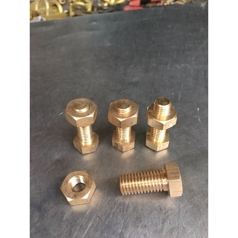 Ốc đồng M10 dài 3cm ( bulong +ecu+long đen ) | Shopee Việt Nam