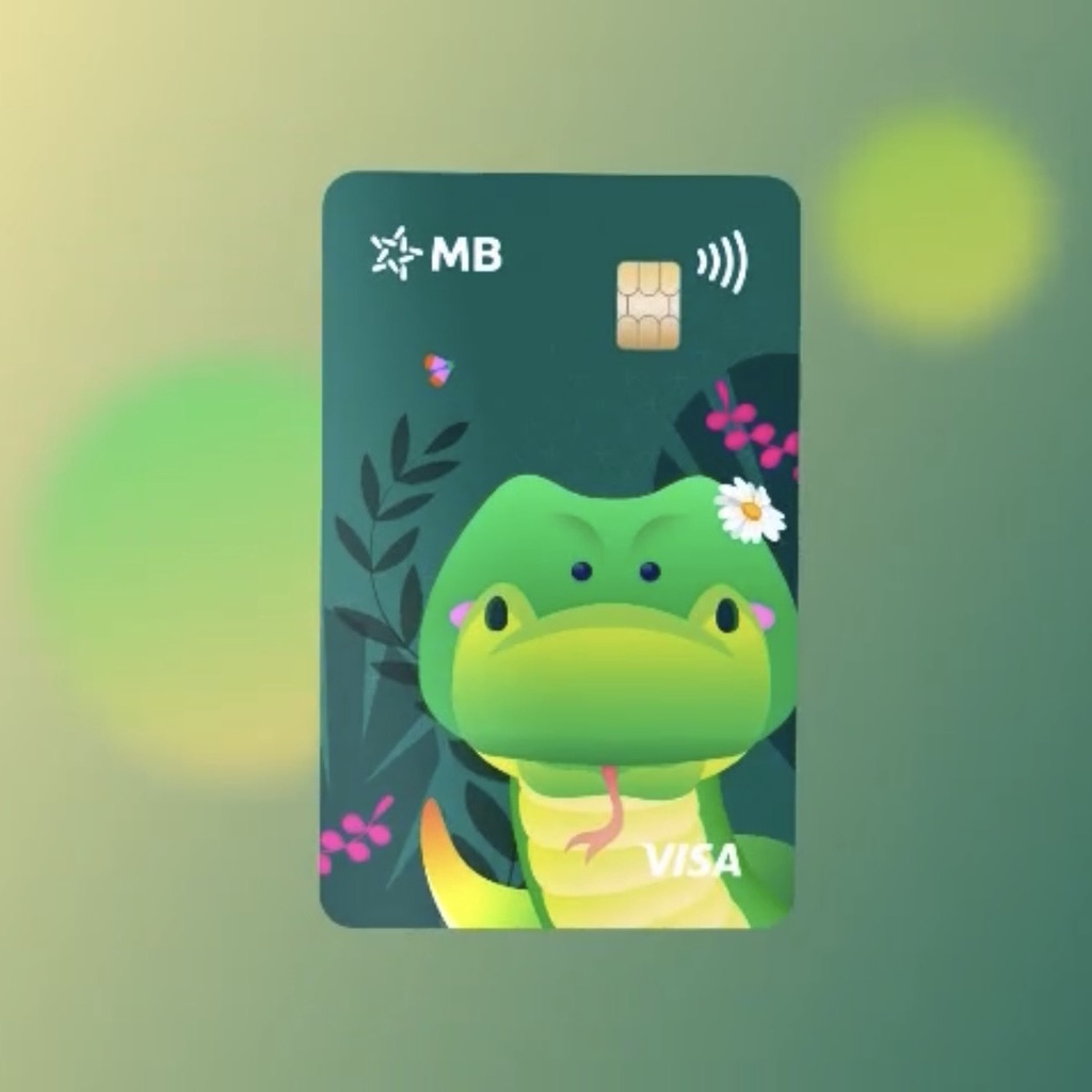 Thẻ hình 12 Con Giáp, thẻ MBBank - Phiên bản limited, Thẻ ATM VISA MB ...