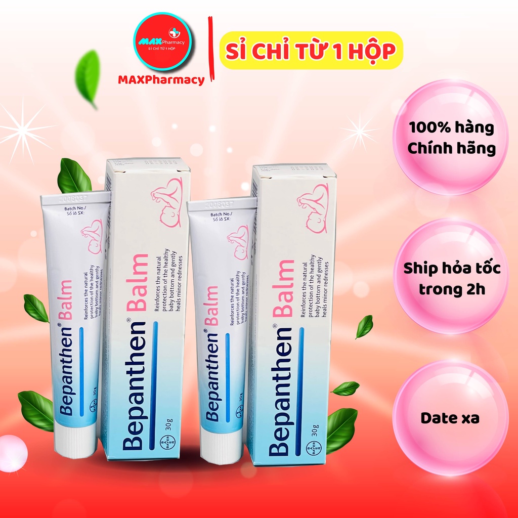 Kem chống hăm BEPANTHEN BALM 30g- Maxpharmacy | Shopee Việt Nam