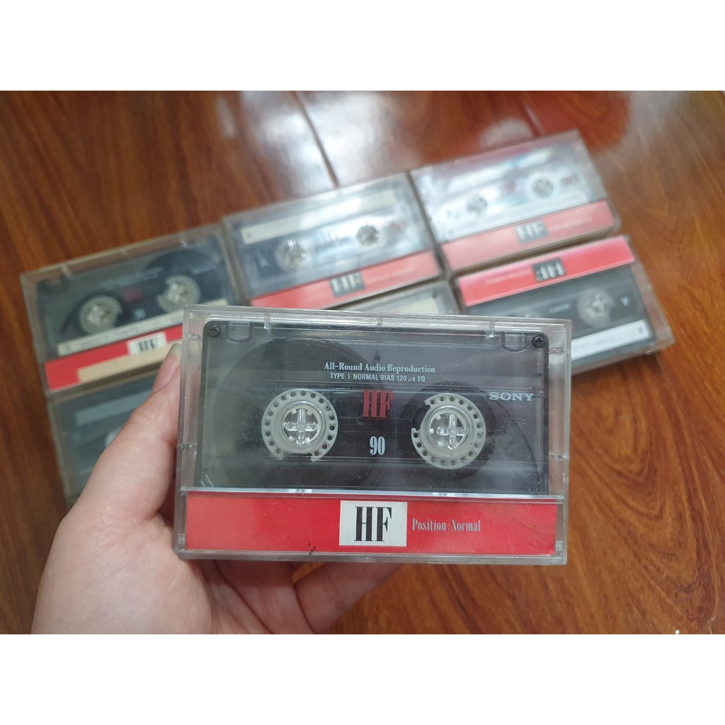Combo 3 Băng Cassette Cũ 1 Nước Có Nhạc Các Hãng Có Thể Thâu Lại Được ...