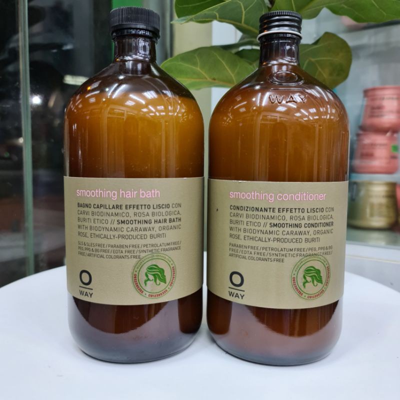 DẦU GỘI XẢ 100% ORGANIC SMOOTHING OWAY LÀM SUÔN MƯỢT TÓC 950ML | Shopee Việt Nam