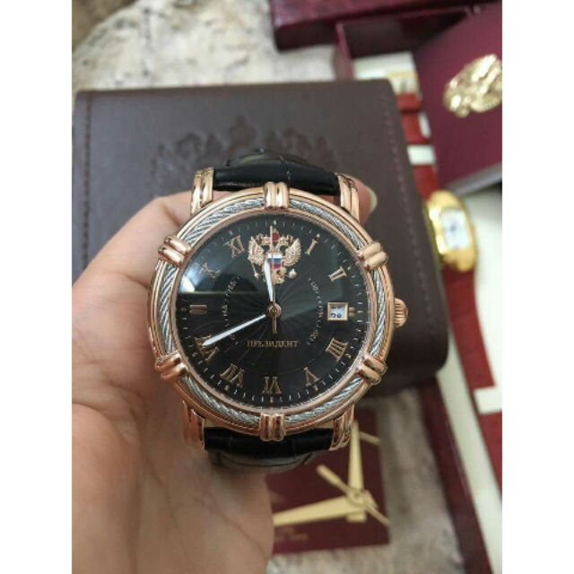 Đồng hồ cơ nam Pycckoe Bpemr case 40mm | Shopee Việt Nam