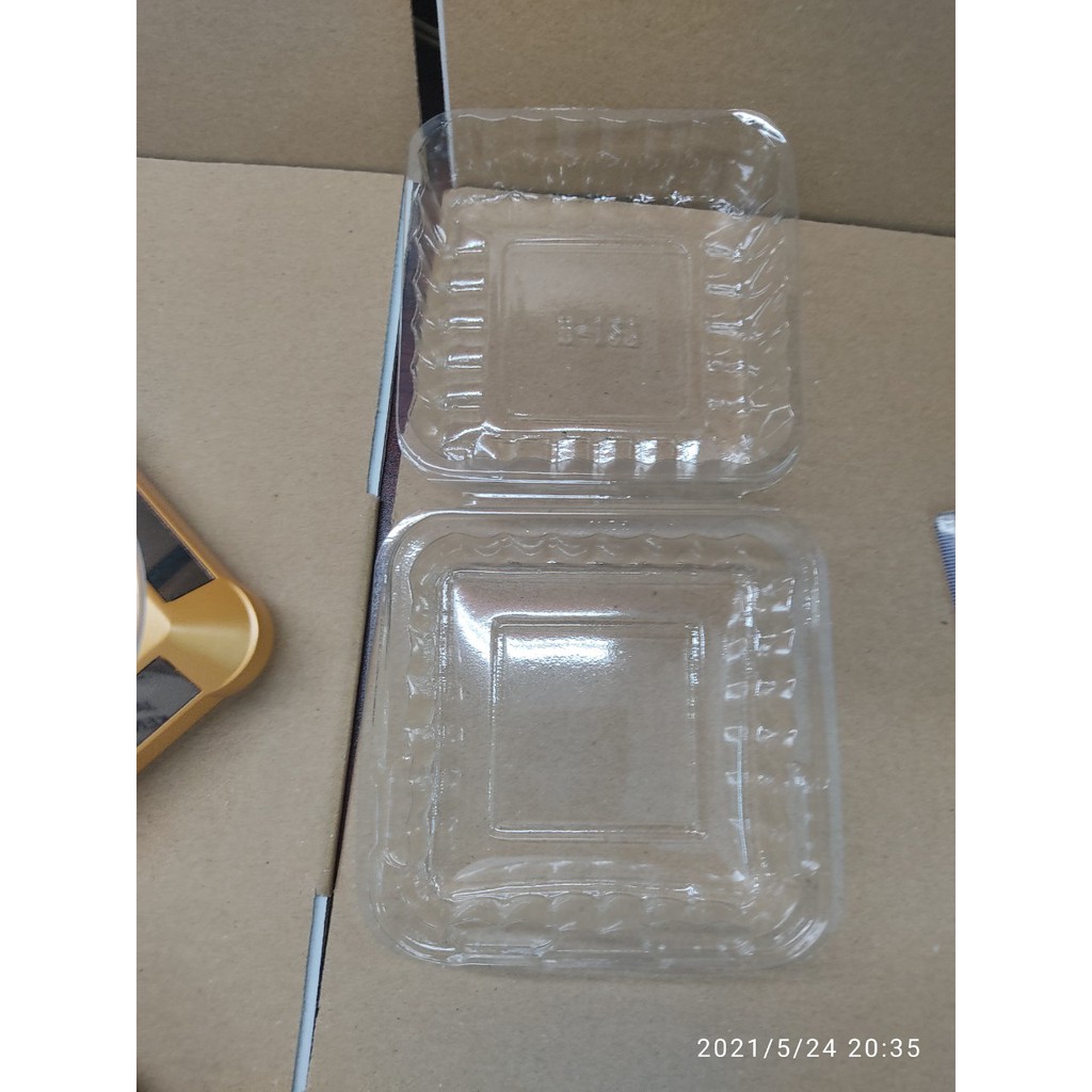 100 HỘP NHỰA ĐỰNG BÁNH HH127-H127 9.5 cm x 9.5 cm x 5 cm | Shopee Việt Nam