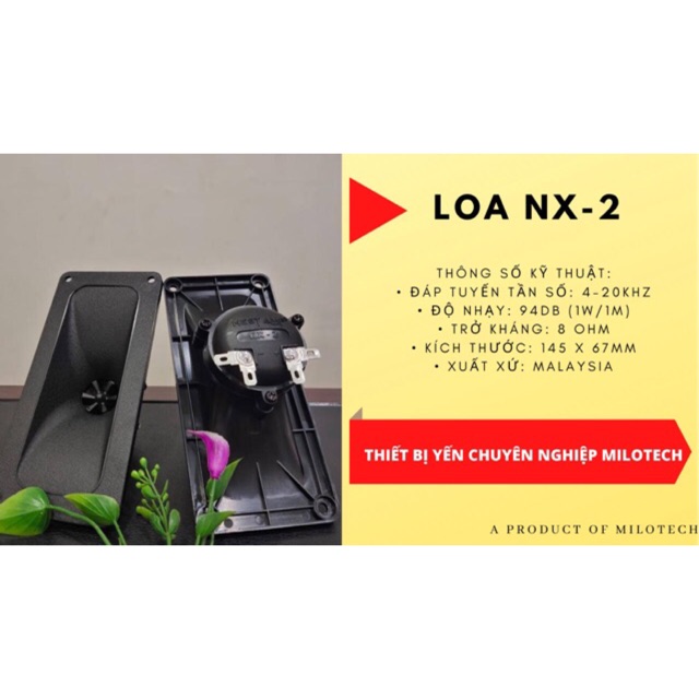 Loa nhà yến cao cấp NX-2 | Milotech | Shopee Việt Nam