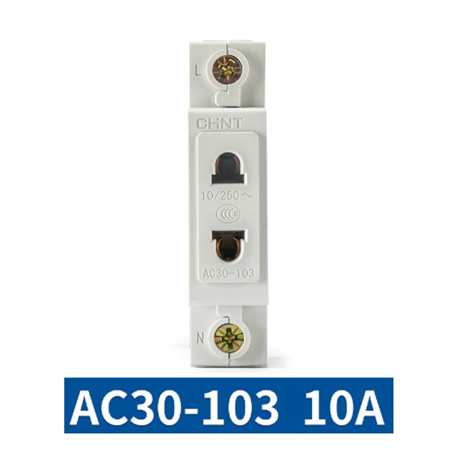 Ổ cắm gắn thanh ray CHINT AC30-103 AC30-124 | Shopee Việt Nam