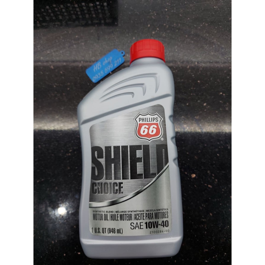 Nhớt PHILLIPS 66 SHIELD Choice 10w40 1L | Shopee Việt Nam