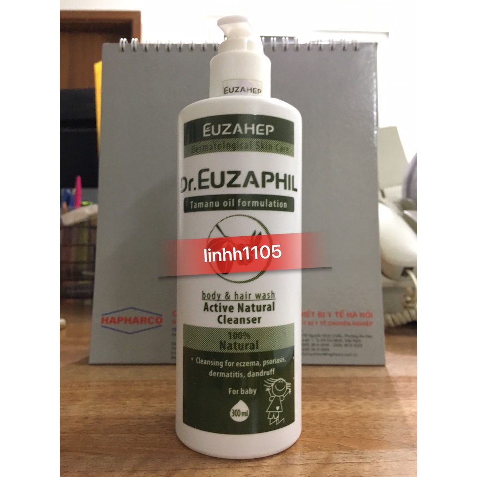 Sữa tắm gội Dr. Euzaphil Active Natural Cleanser 300ml | Shopee Việt Nam