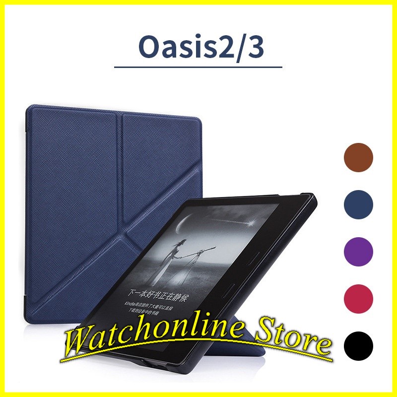 Bao da máy đọc sách cho Kindle Oasis 2 Oasis 3 Gấp dựng tiện dụng | Shopee Việt Nam
