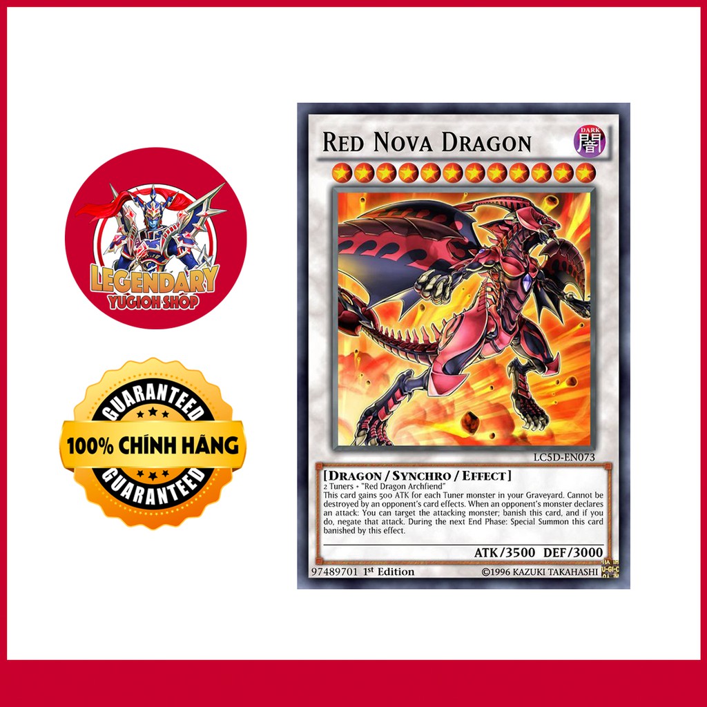 [Thẻ Bài Yugioh Chính Hãng] Red Nova Dragon | Shopee Việt Nam