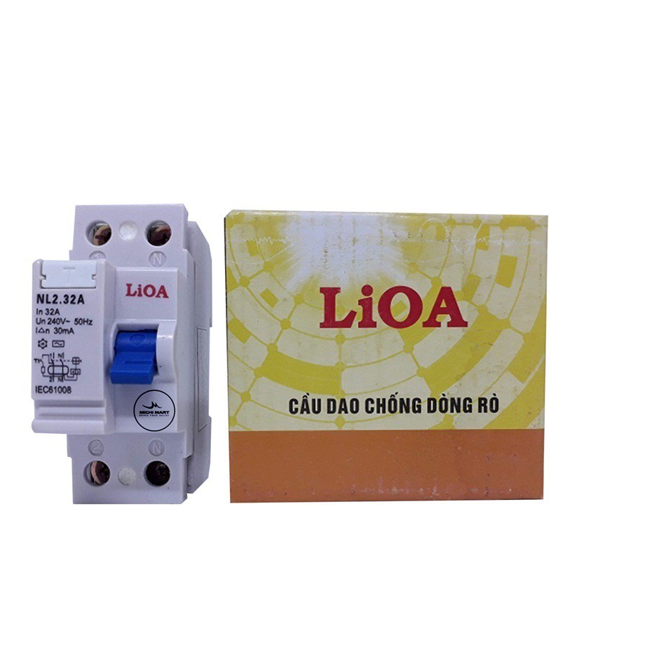 Aptomat chống giật Lioa 25A - 32A - 40A dòng rò 30 mA | Shopee Việt Nam