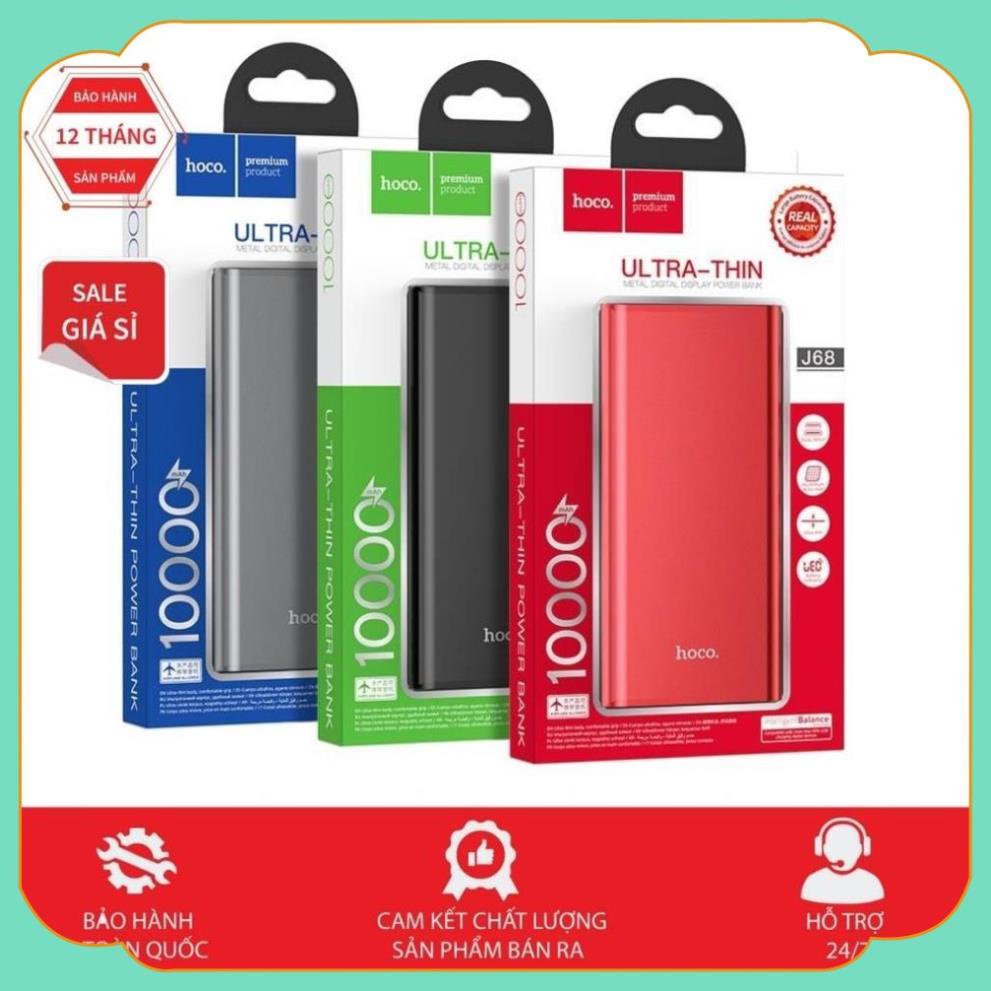 Pin sạc dự phòng Hoco 10000mAh J68 Resourceful , Màn hình kỹ thuật số ...