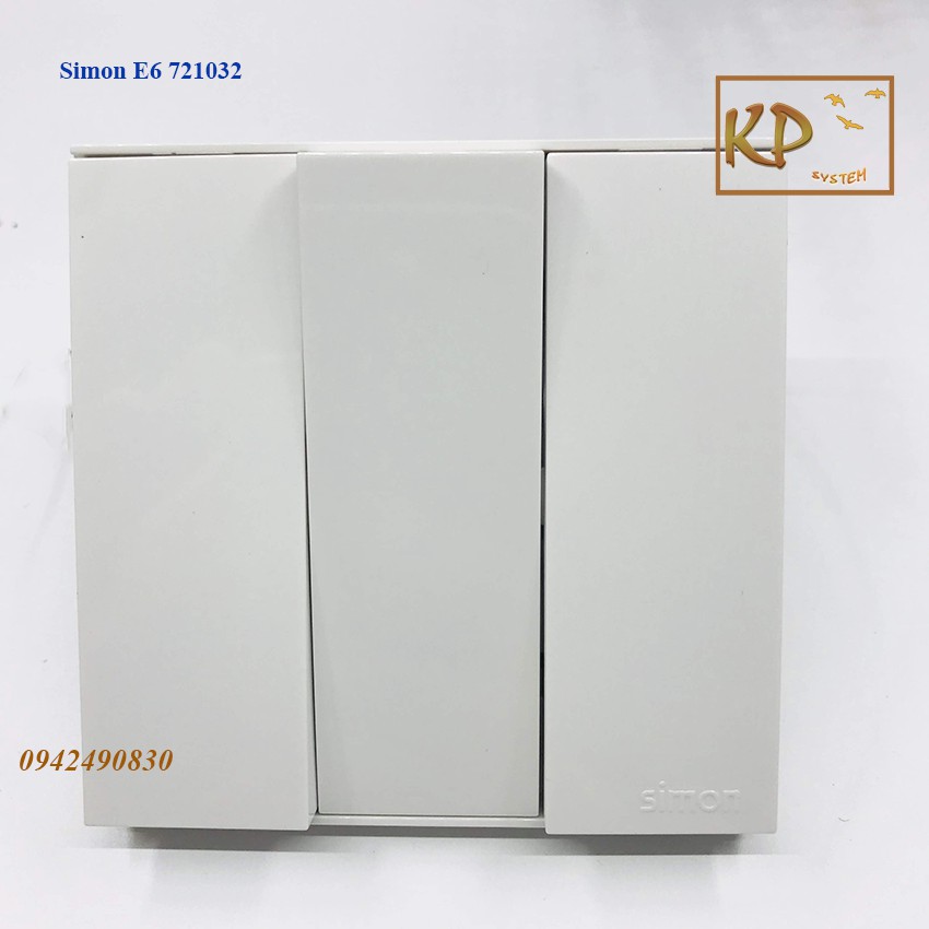 Công tắc ba 2 chiều 16A chuẩn vuông cao cấp Simon E6 721032 | Shopee ...