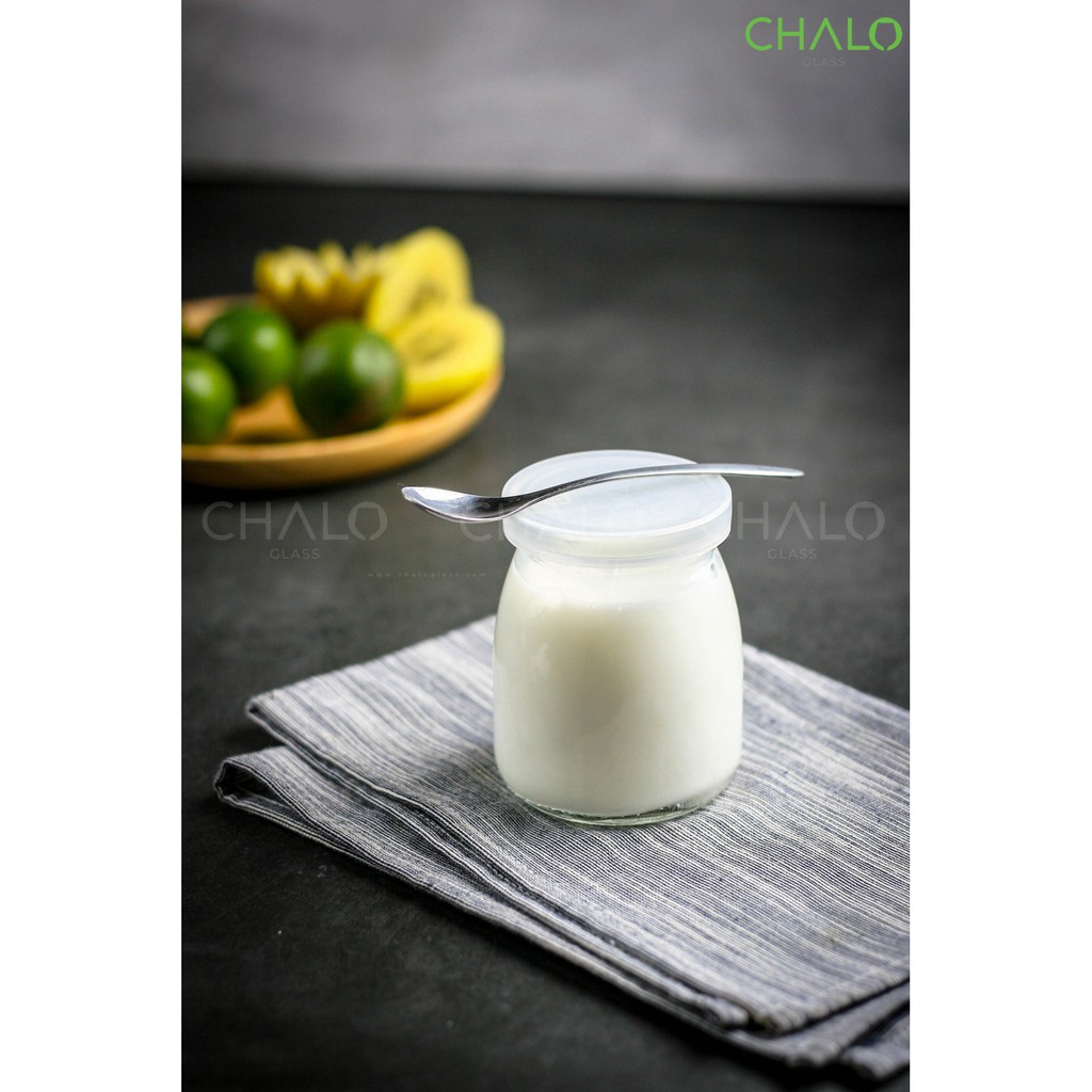 [CHAILO] Combo 05 hũ thuỷ tinh pudding thấp 200ml (Hũ trơn, không in ...