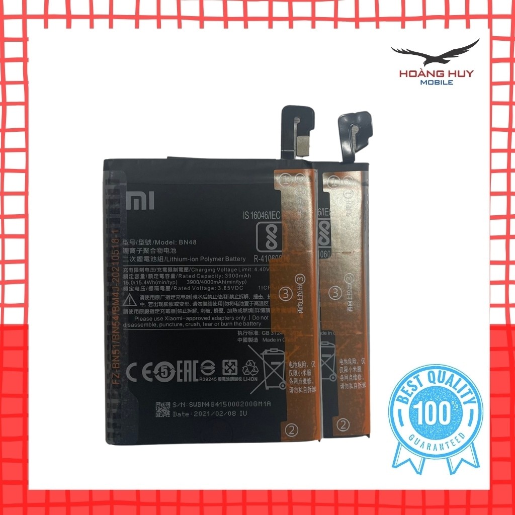Pin Xiaomi Redmi Note 6 Pro BN48 Dung Lượng 4000mAh Hàng Zin Nhập Khẩu ...