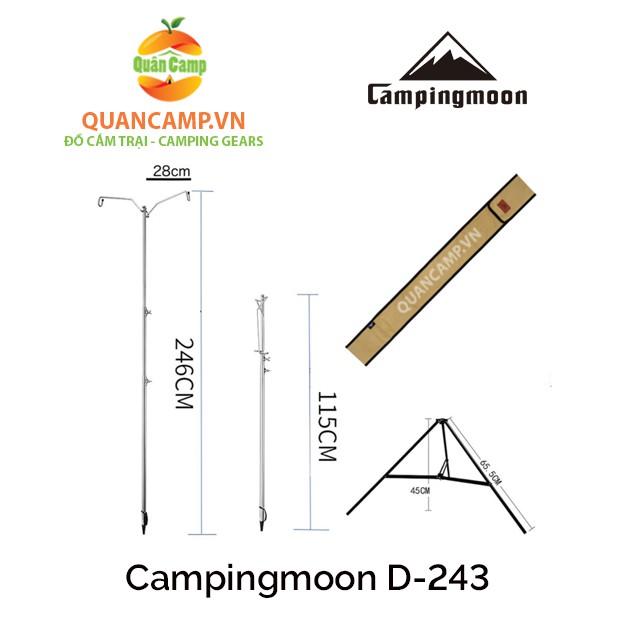 Giá treo đèn dã ngoại Campingmoon D-243 | Shopee Việt Nam