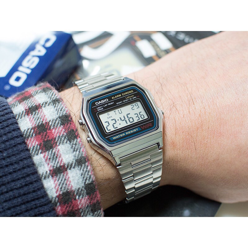 Đồng hồ nam Casio A158 chính hãng | Shopee Việt Nam