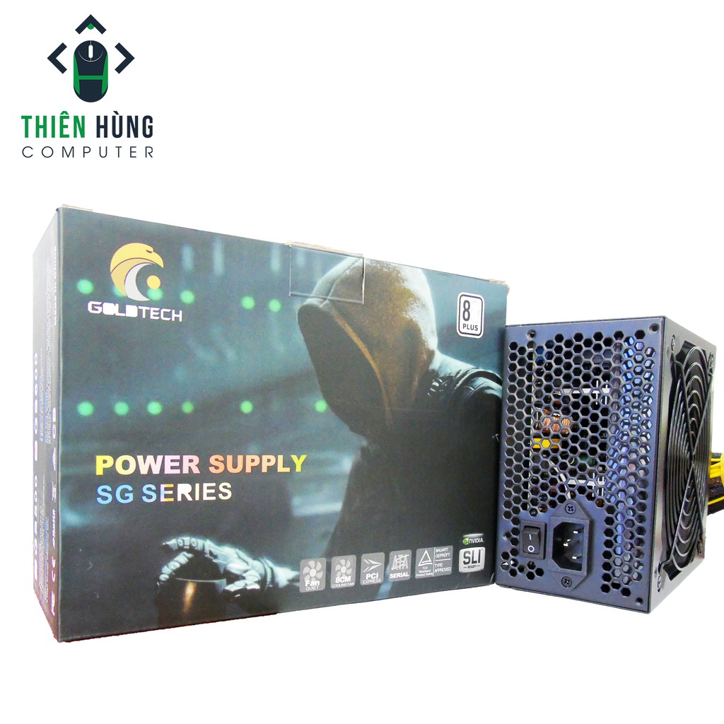 Nguồn máy tính 600W CST Goldtech GS600 (2 nguồn phụ CPU và VGA 8 PIN) | Shopee Việt Nam