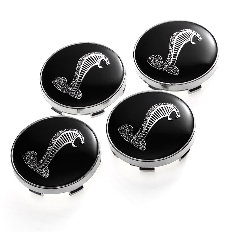 Cobra Wheel Hub Cap Sửa đổi Biểu tượng ô tô ABS Wheel Center Cover Rắn ...