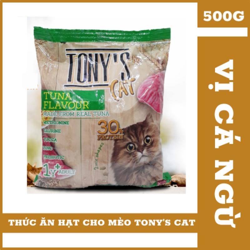 Hạt Cho Mèo Tony Cat Gói 500g - Hạt Cho Mèo Mọi Lứa Tuổi Vị Cá Ngừ ...