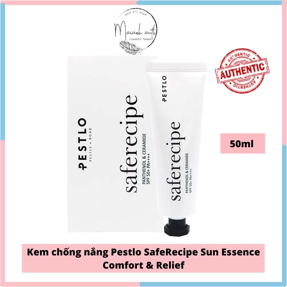Kem chống nắng PESTLO Safe Recipe Sun Essence SPF50 PA++++ 50ml dành ...