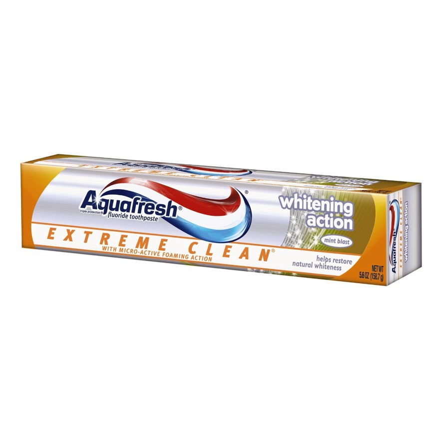 Kem đánh răng Aquafresh Extreme Clean Whitening Action / Pure breath ...