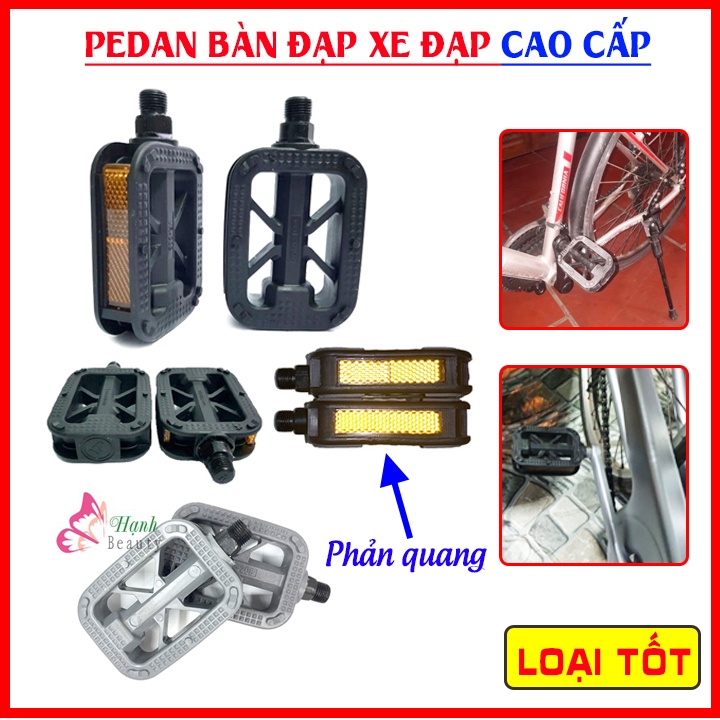 Pedan bàn đạp xe đạp thể thao thông dụng, xe đạp điện bằng nhựa phản quang | Shopee Việt Nam