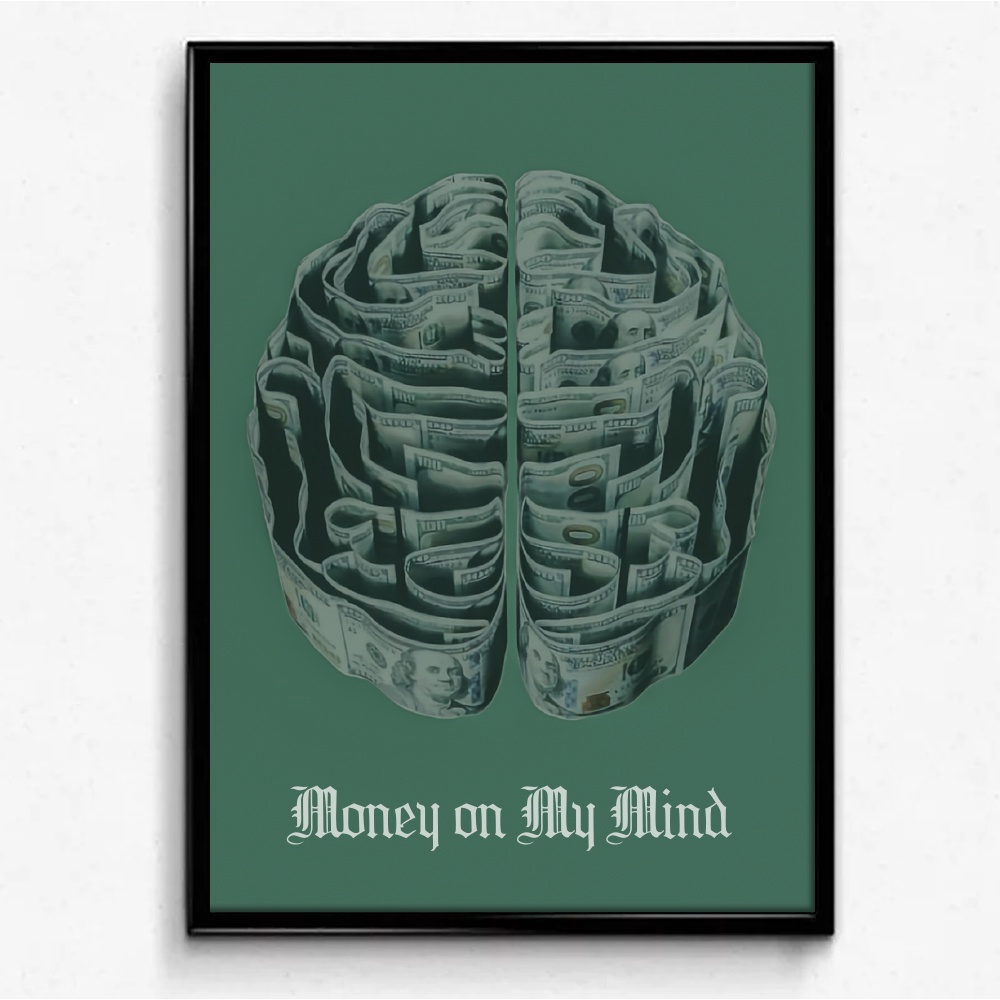 Tranh Hypebeast -Quotes Money-Trang Trí Phòng Hypebeast, Sneakerhead ...