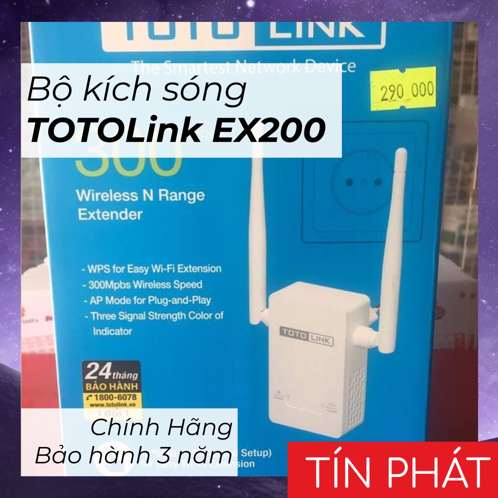 Bộ Kích Sóng Wifi Repeater 300Mbps Totolink EX200 - Hàng Chính Hãng ...