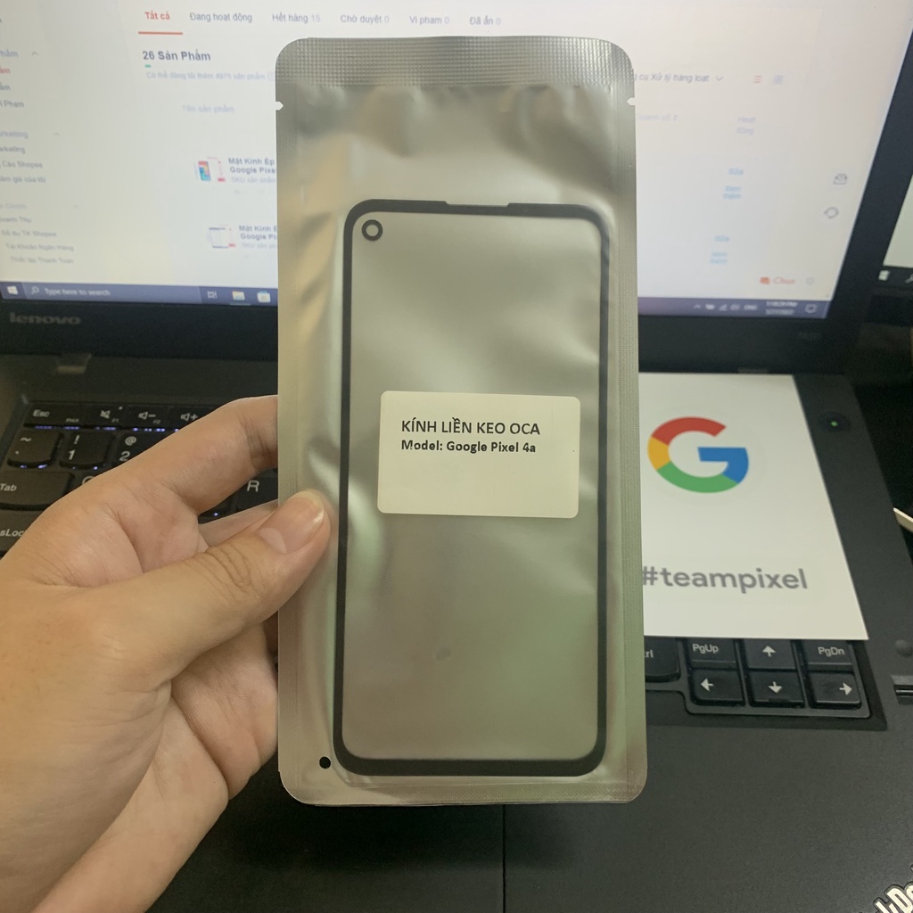 Mặt Kính Màn Hình Google Pixel 4 4a 4a5g 4XL Liền Keo OCA Dành Cho Kỹ ...