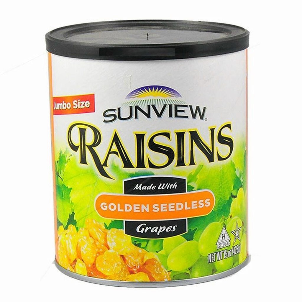 Nho Khô Vàng Sunview Raisins Chính Hãng Nhập Khẩu Mỹ, Hộp 425g | Shopee ...
