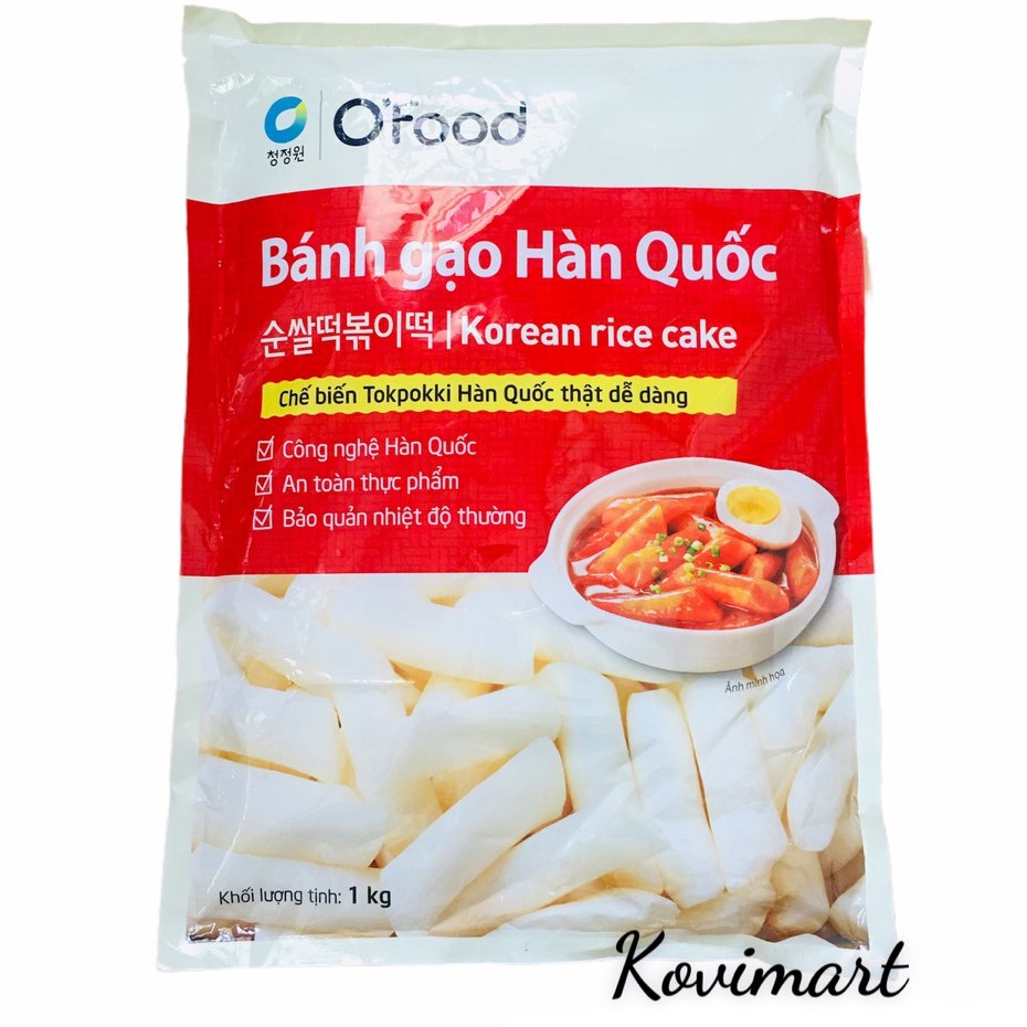 BÁNH GẠO HÀN QUỐC O'FOOD GÓI 1KG | Shopee Việt Nam