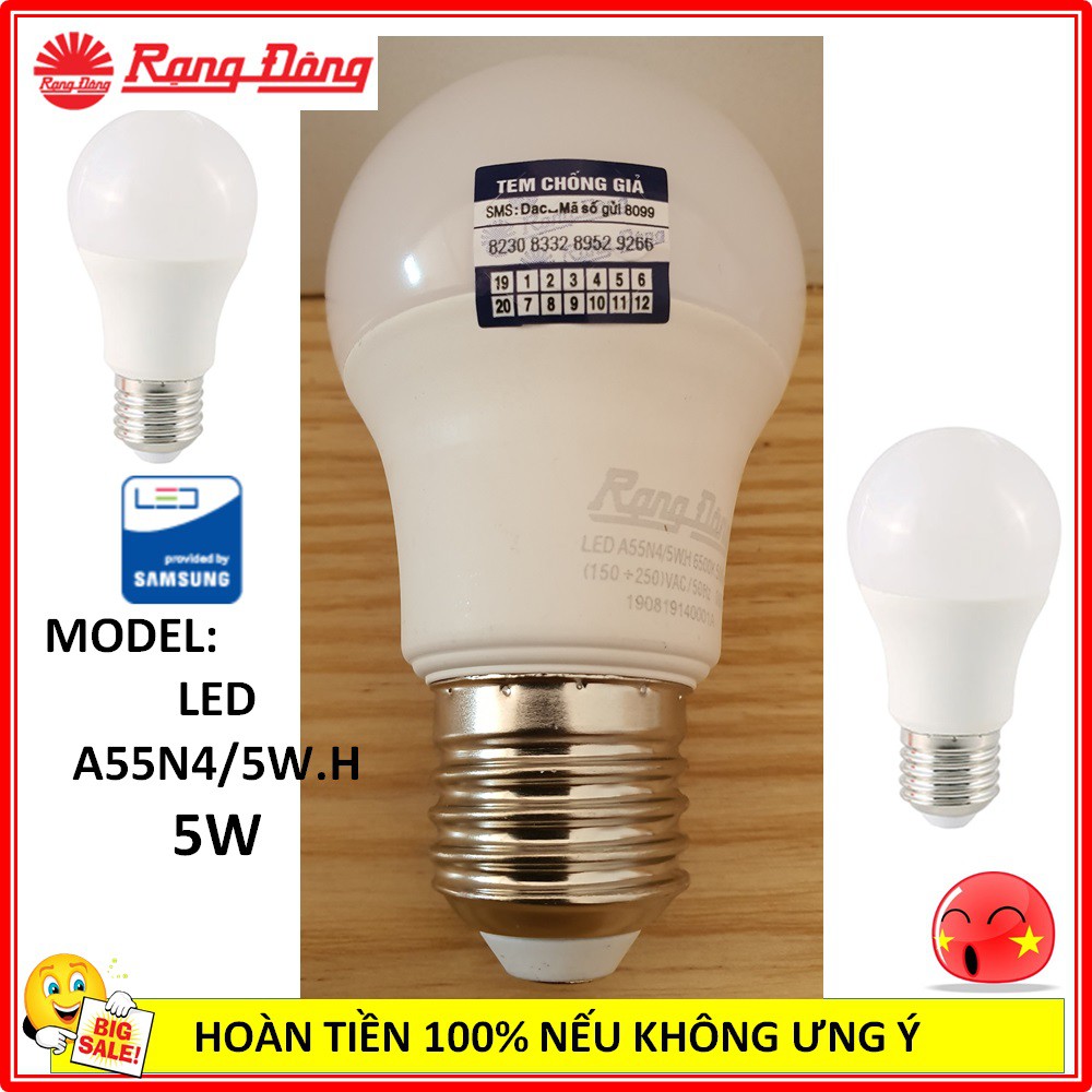 bóng đèn led 5w Rạng Đông cao cấp | Shopee Việt Nam