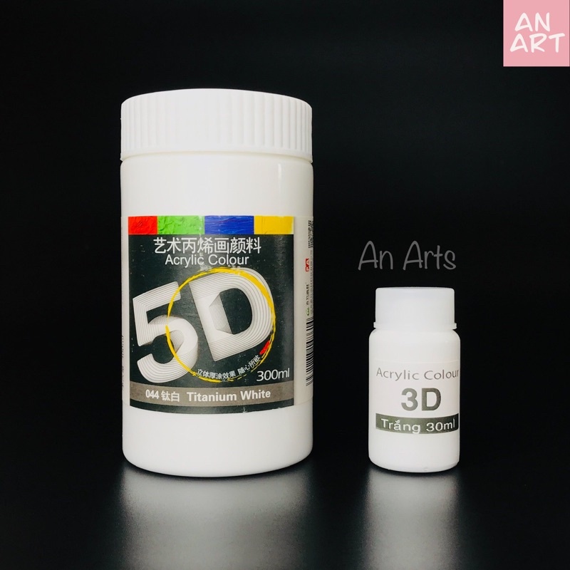 Màu Acrylic 3D , 5D 30ml Custom Giày, Vải, Túi, Vẽ Lên Tranh Giấy, Vải ...
