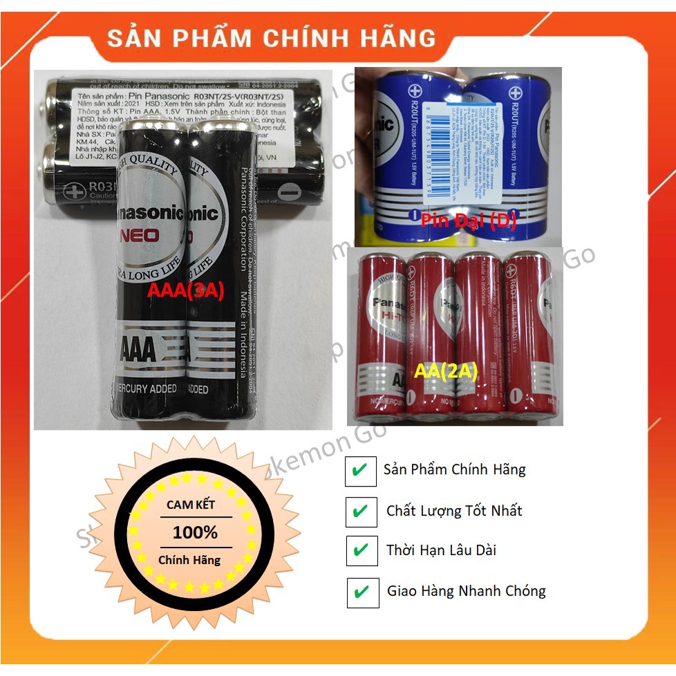Pin Panasonic Chính Hãng Pin AA / PIN 2A / Pin AAA / Pin 3A / Pin Đại ...