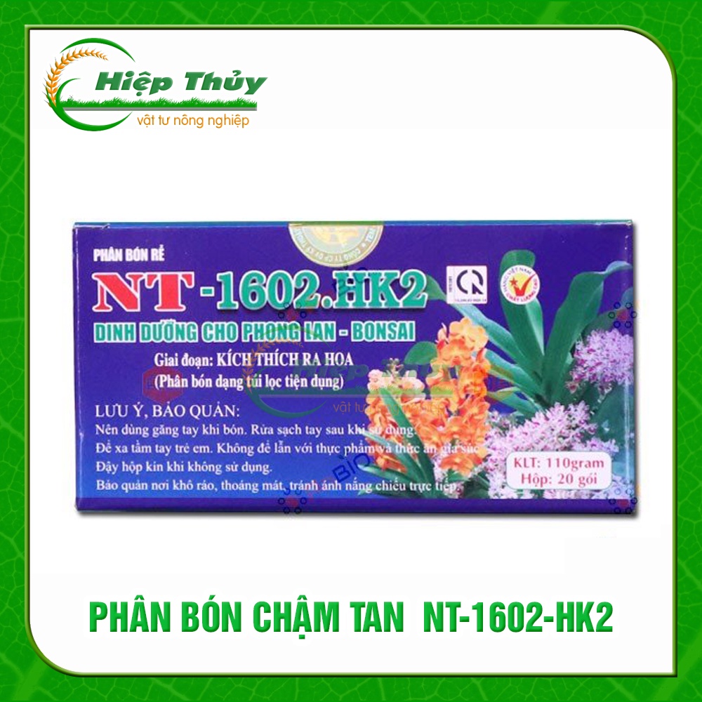 Phân bón chậm tan dạng túi lọc NT-1602-HK2 cung cấp dinh dưỡng kích ra ...